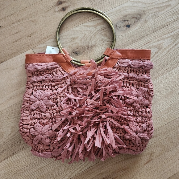 Anthropologie | Bags | Antropologie Rosalita Fringe Mini Tote Bag ...